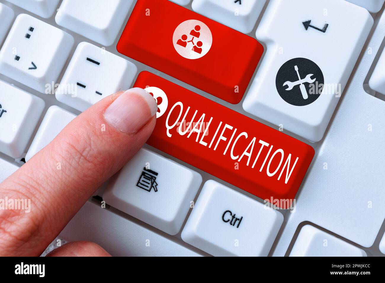 Conceptual caption Qualification, Business idea Officially permission ...