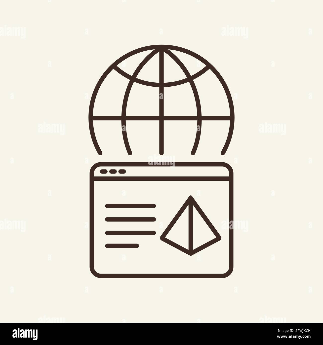 Planet earth installation Stock Vector Images - Alamy