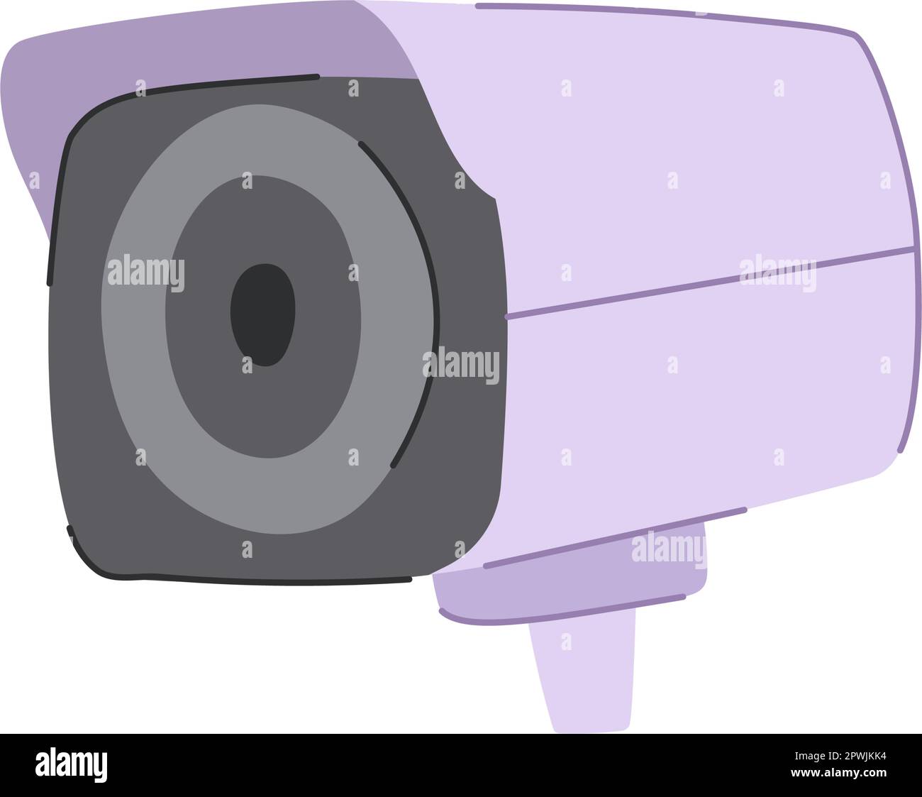 home security camera cartoon. surveillance private, cctv video home ...