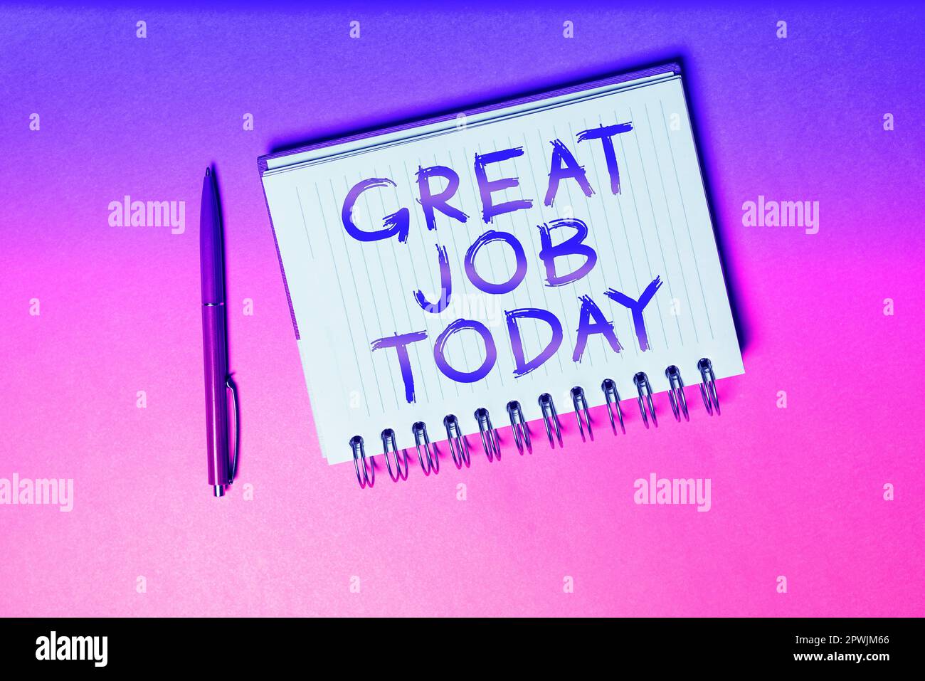 Inspiration showing sign Great Job Today, Internet Concept used praising someone for something ...