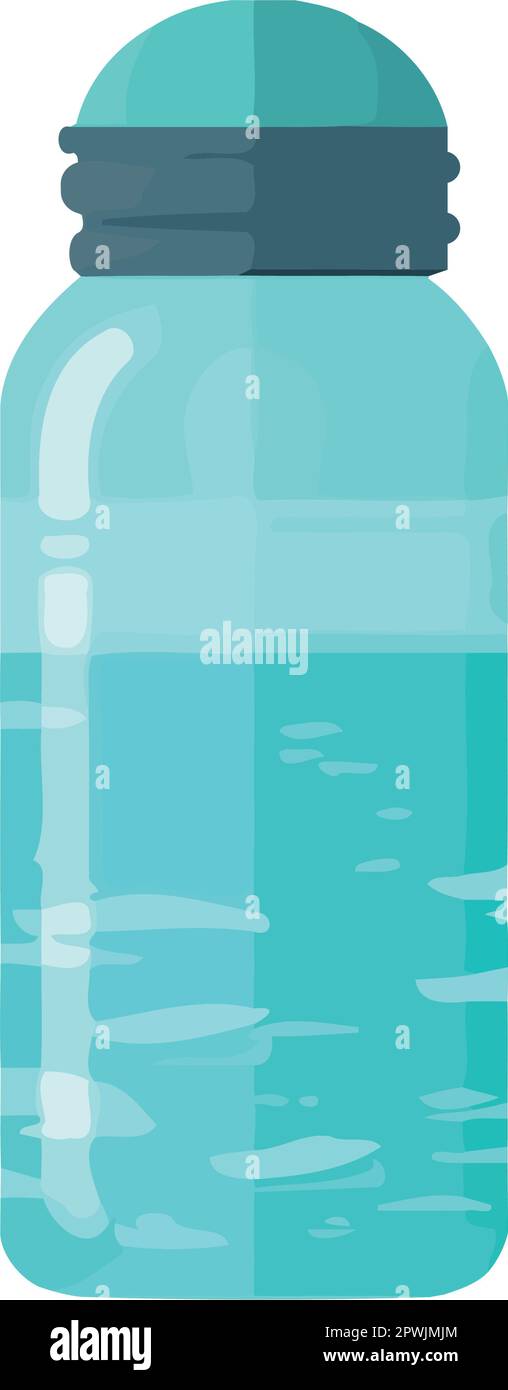 bottle icon with liquid and label Stock Vector Image & Art - Alamy