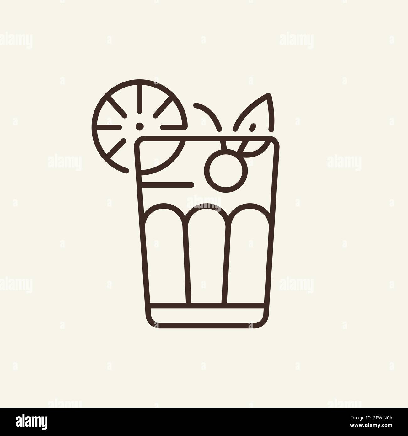 Pina colada line icon Stock Vector Image & Art - Alamy