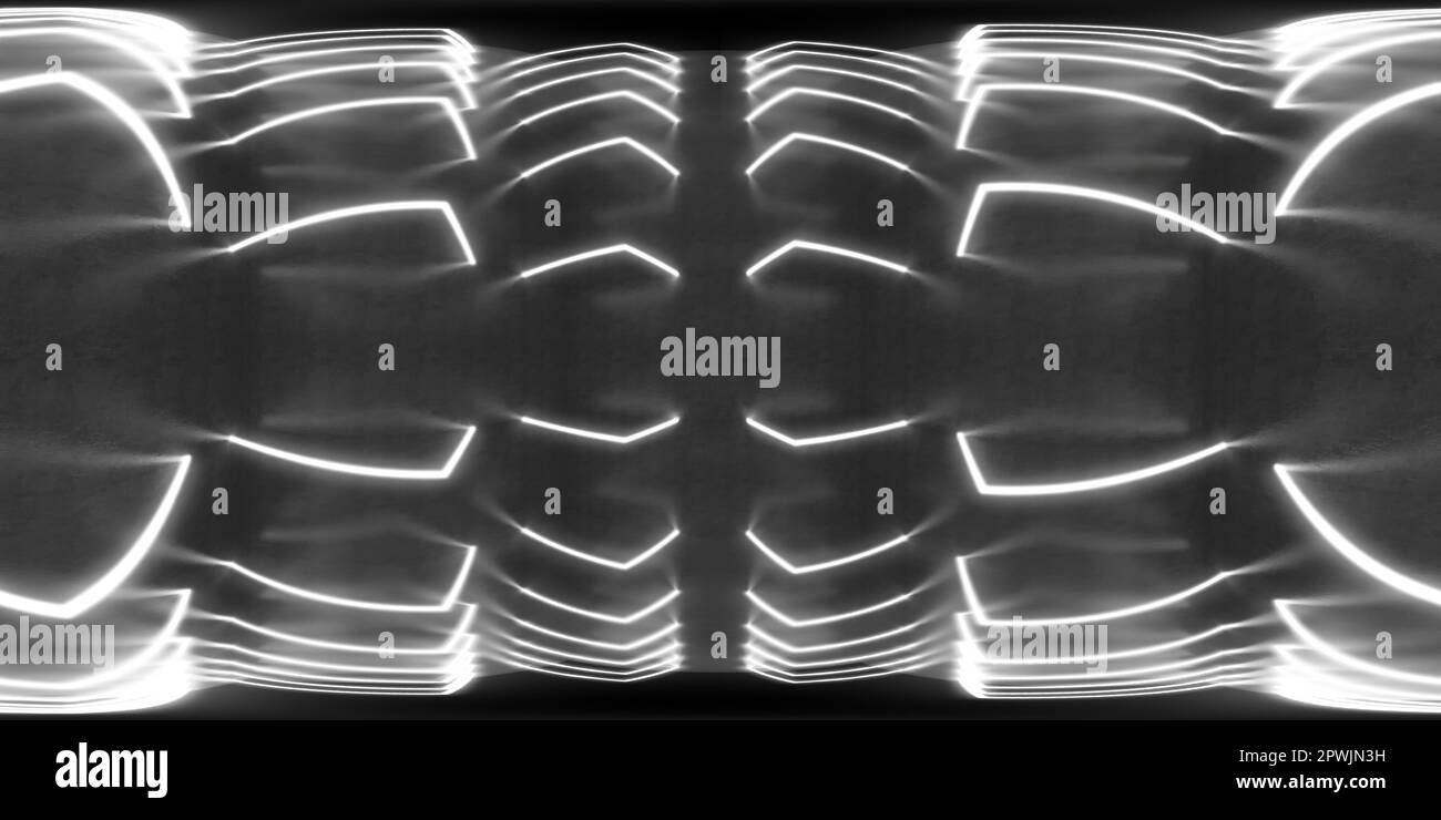 3d illustration, 3d rendering, vr 360 panorama abstract images of the ...