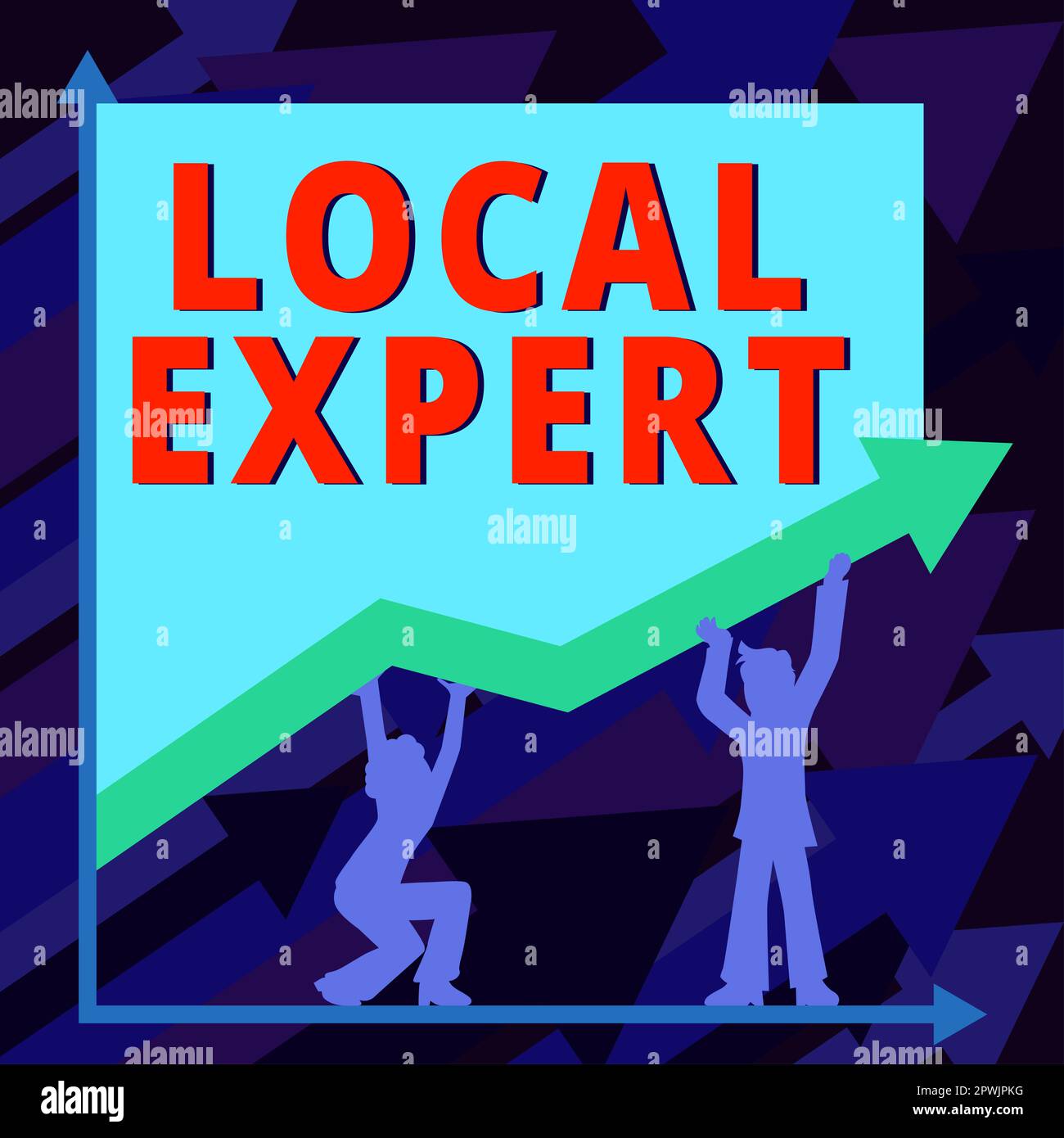 Conceptual display Local Expert, Word Written on offers expertise and ...