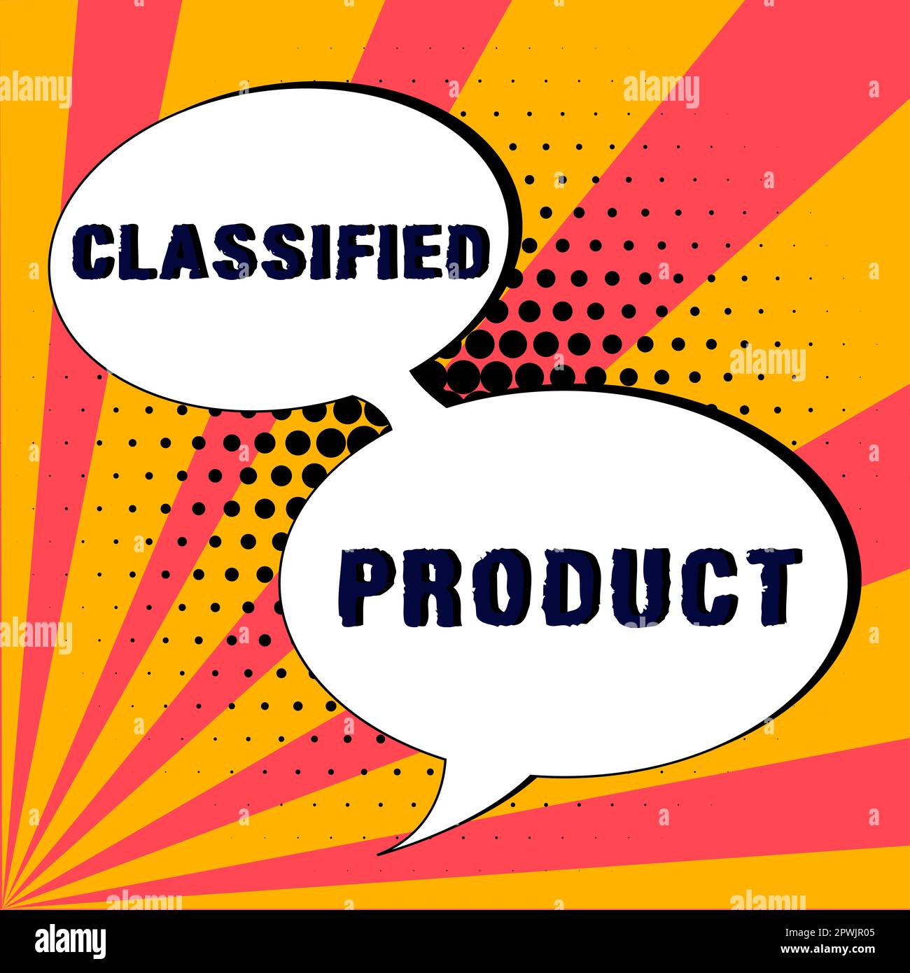 Hand writing sign Classified Product, Word for Sensitive Data Top ...