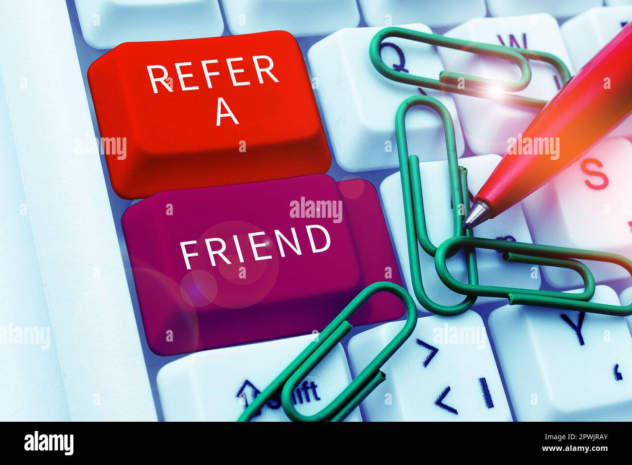 Inspiration showing sign Refer A Friend, Business approach ...