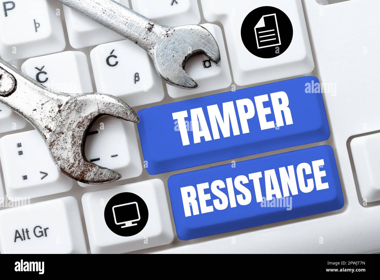 Text showing inspiration Tamper Resistance, Business showcase resilent ...