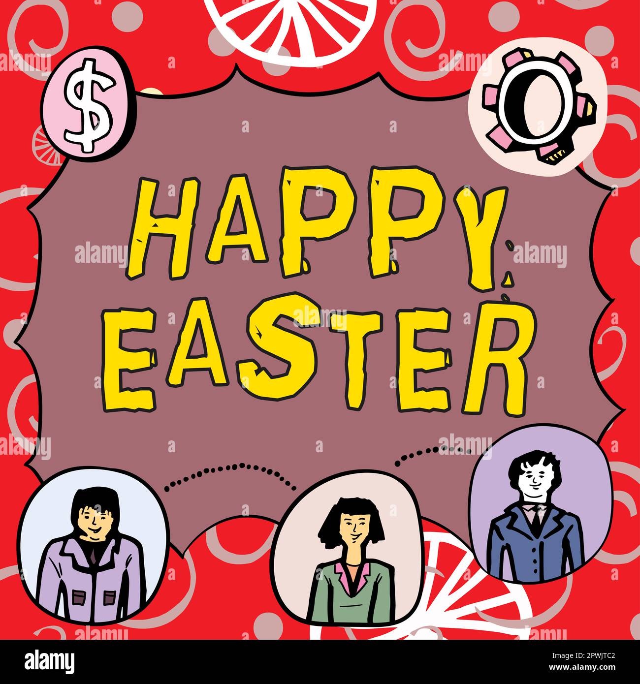 Writing displaying text Happy Easter, Conceptual photo Christian feast ...