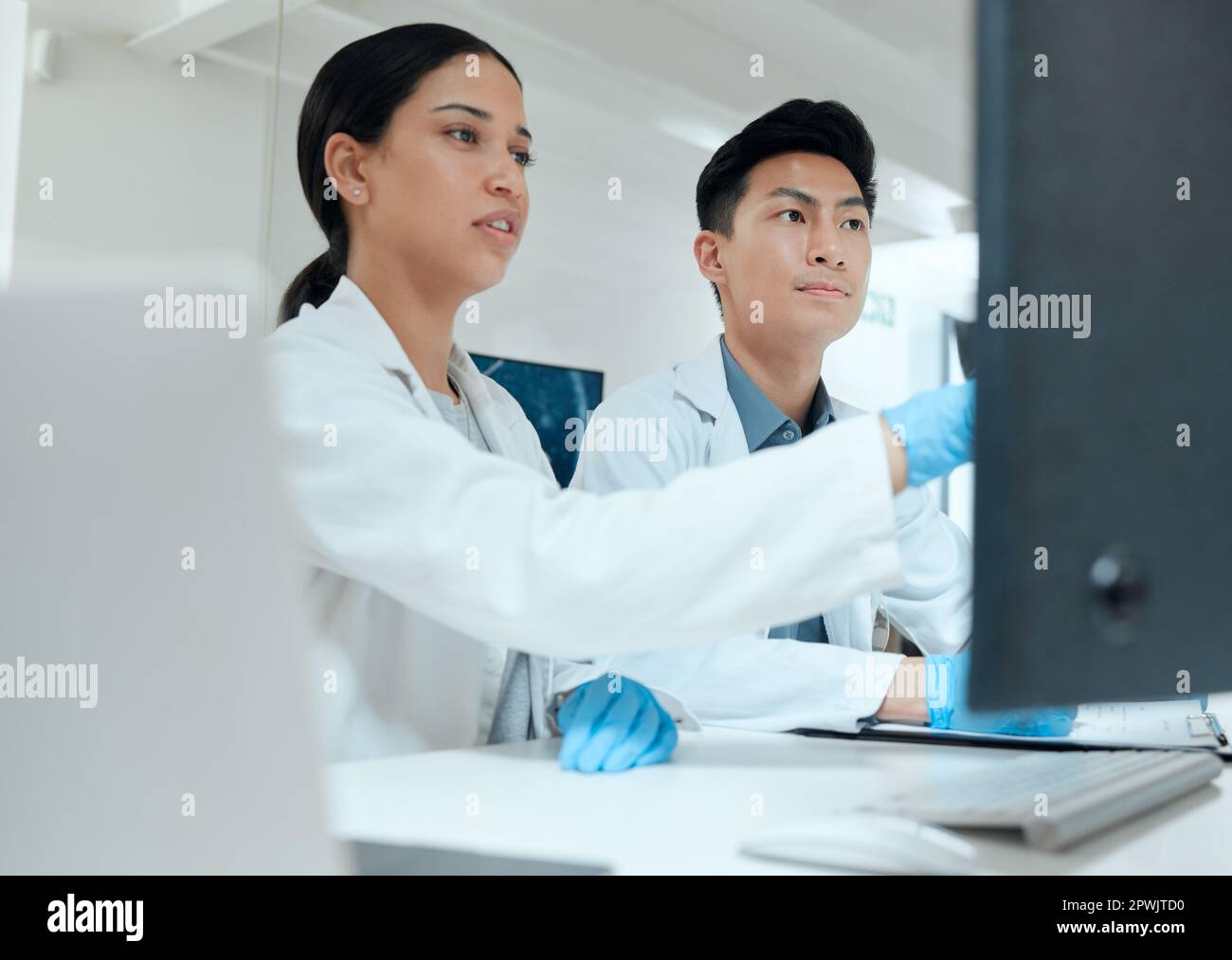 I need your brilliant brain. two scientists working together on their ...