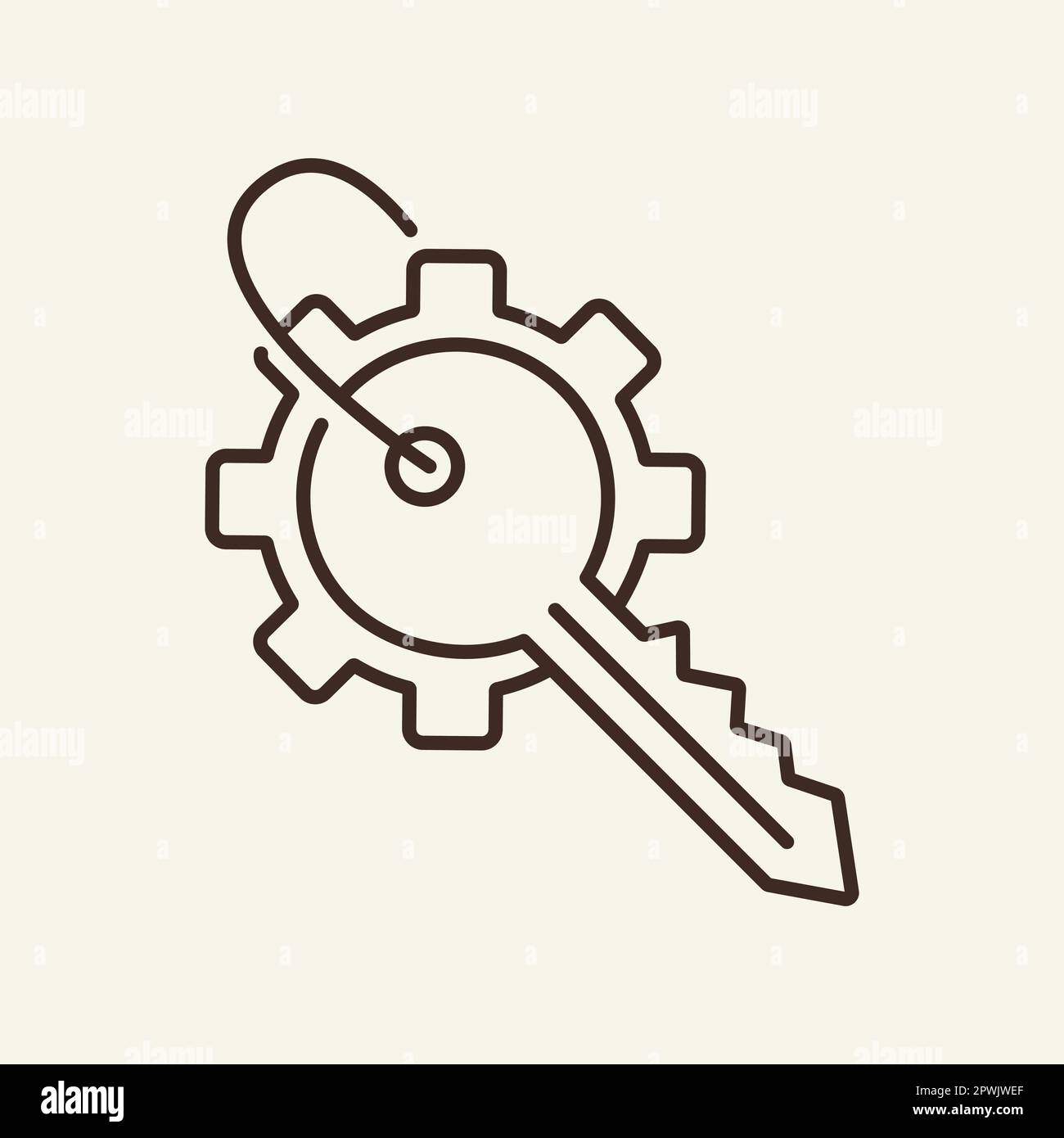 Key work line icon Stock Vector Image & Art - Alamy
