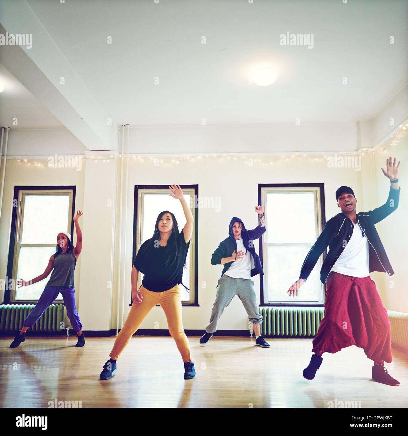 Asian people dancing hip hop hi-res stock photography and images - Alamy