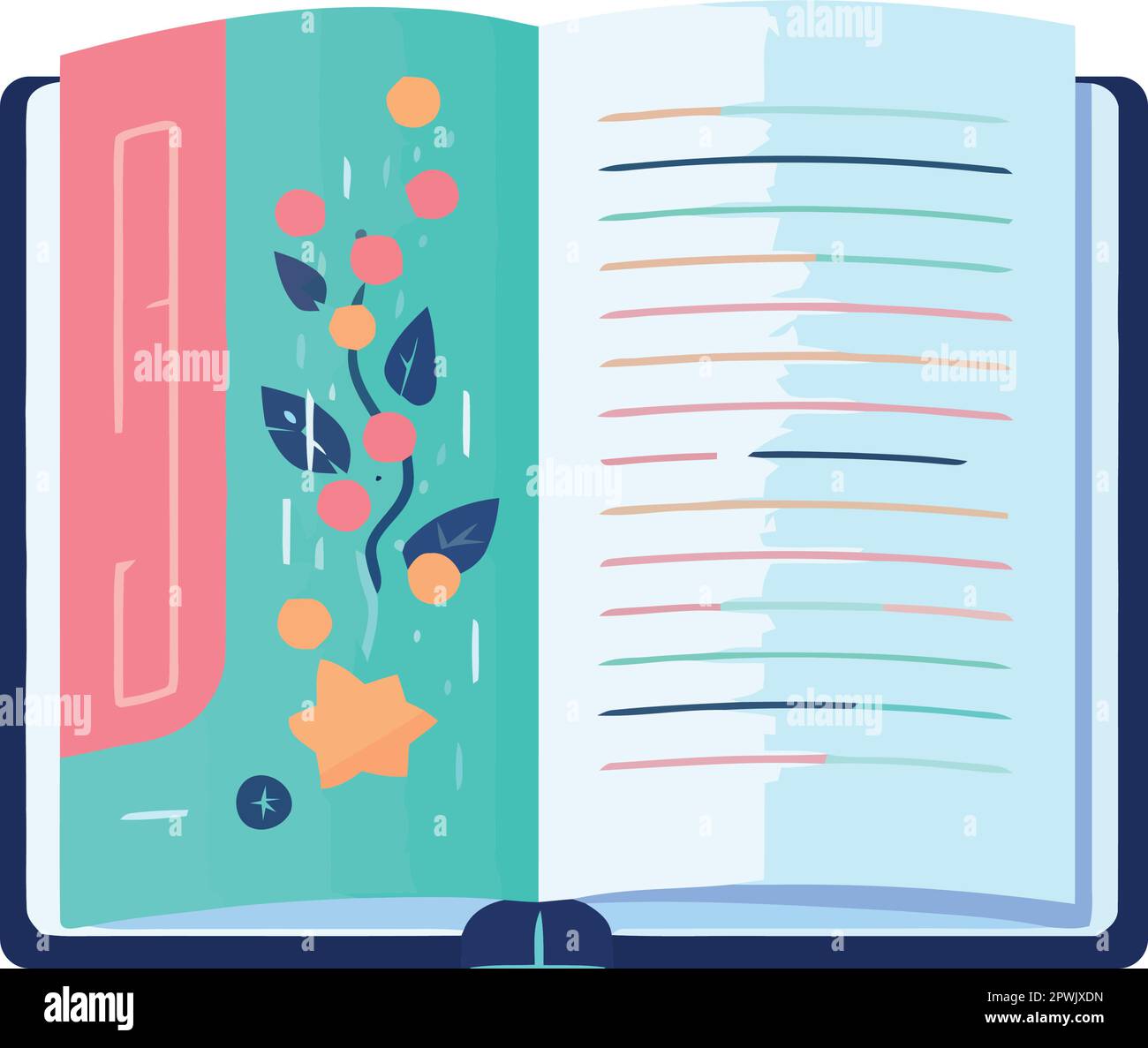Learning textbook natural science Stock Vector Image & Art - Alamy