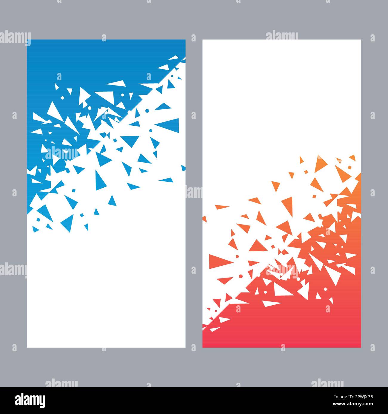Abstract colorful banner template. Editable, resizable, EPS 10, vector ...