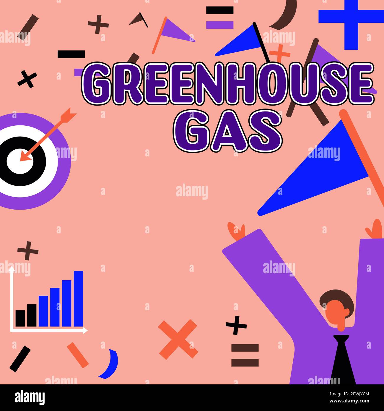 Writing displaying text Greenhouse Gas, Business overview carbon ... Writing displaying text Greenhouse Gas, Business overview carbon ...