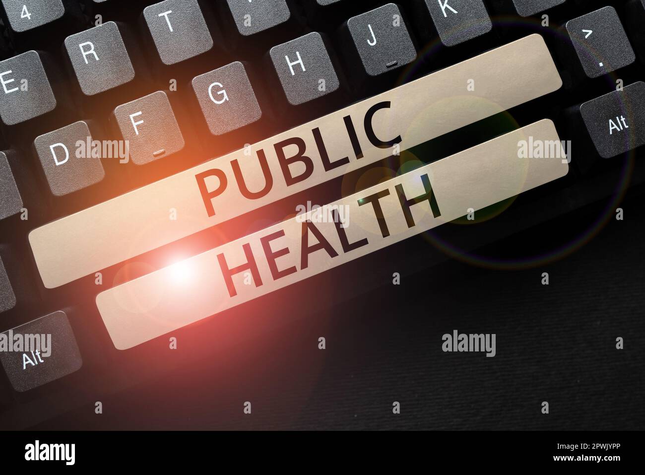 Hand writing sign Public Health, Business approach Promoting healthy ...