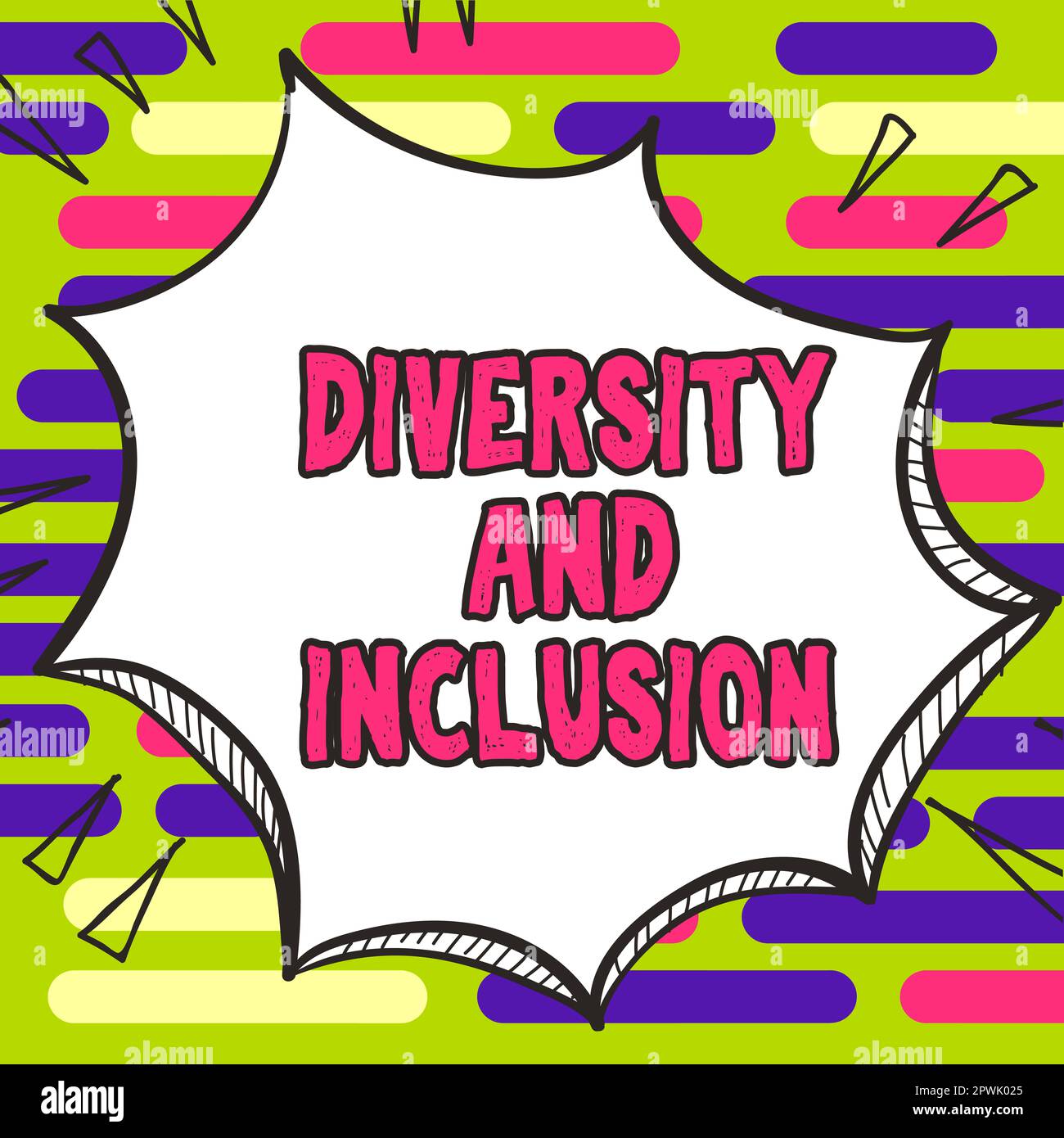 Text showing inspiration Diversity And Inclusion, Internet Concept ...