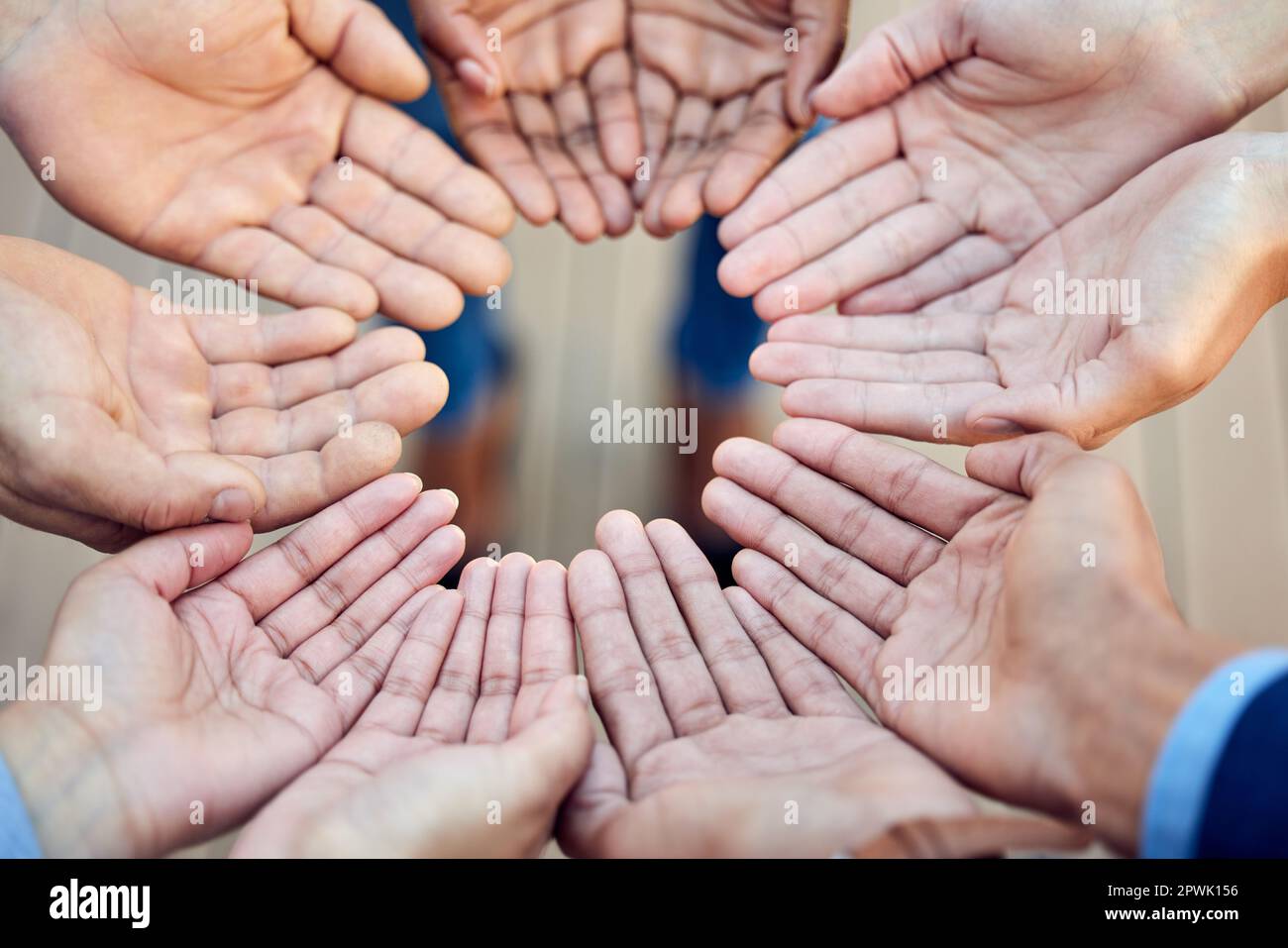 Youre surrounded by love. a group of unrecognizable businesspeople ...