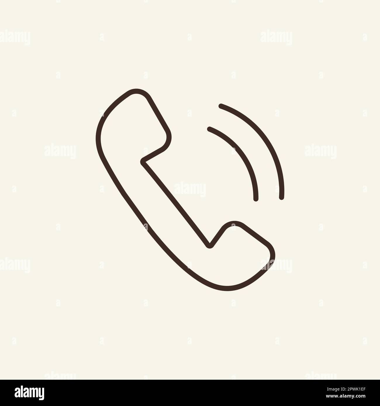 Simple classic telephone hotline Stock Vector Images - Alamy