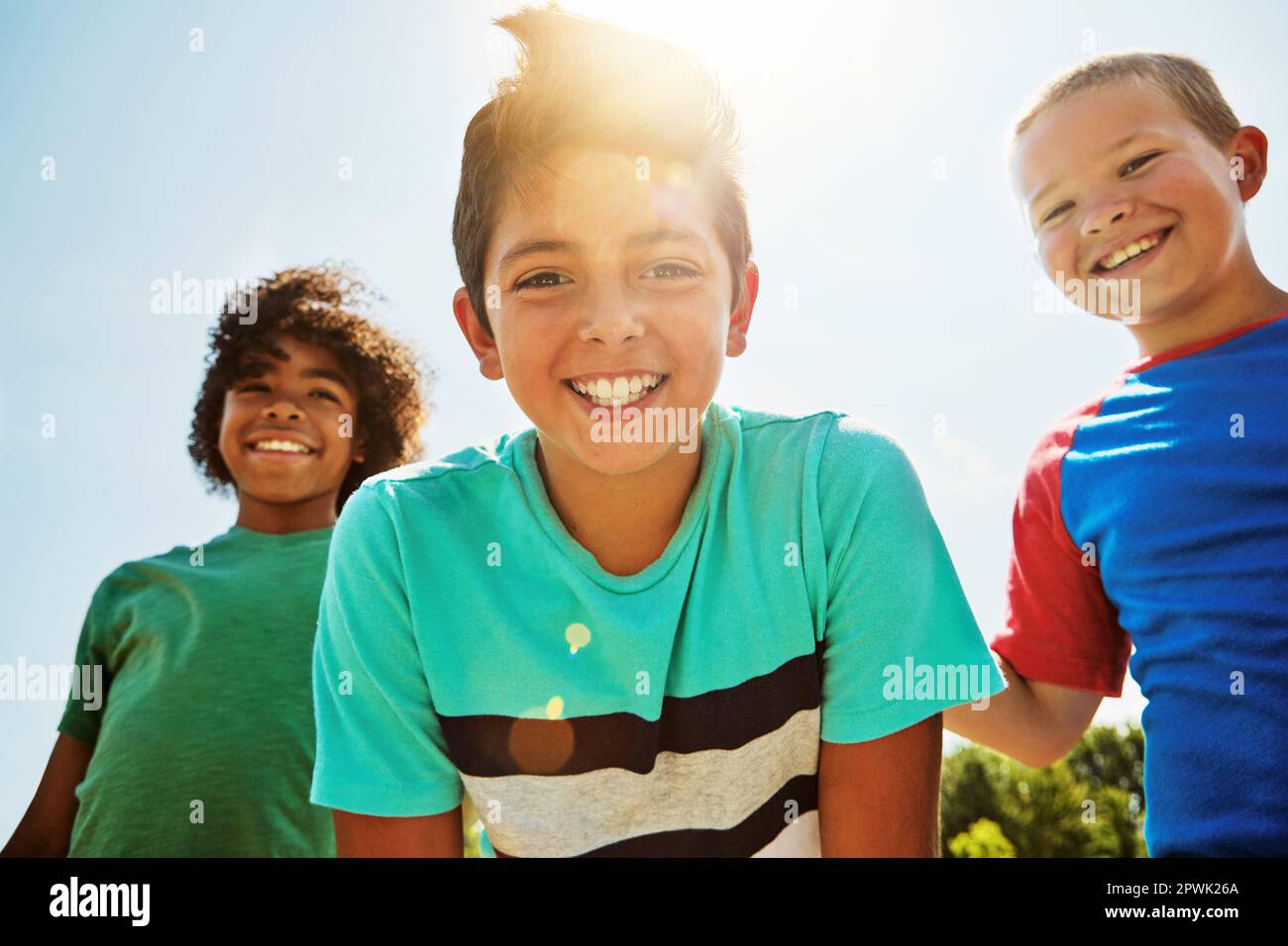 My buds are just the best. Portrait of a group of diverse and happy ...