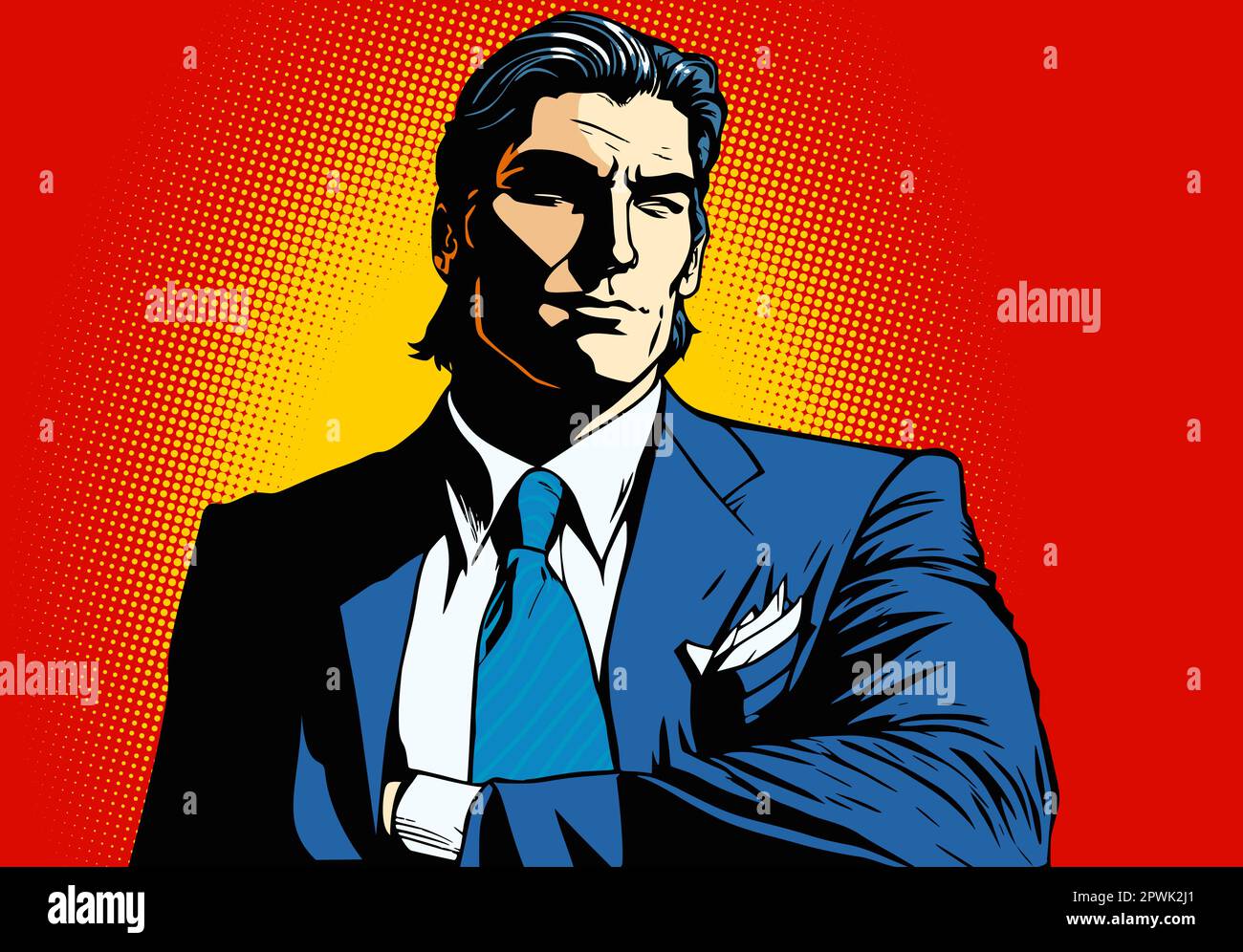 Business man 60s vintage Stock Vector Images - Alamy