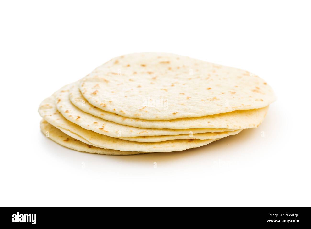 Mexican Corn Tortillas isolated on the white background Stock Photo - Alamy