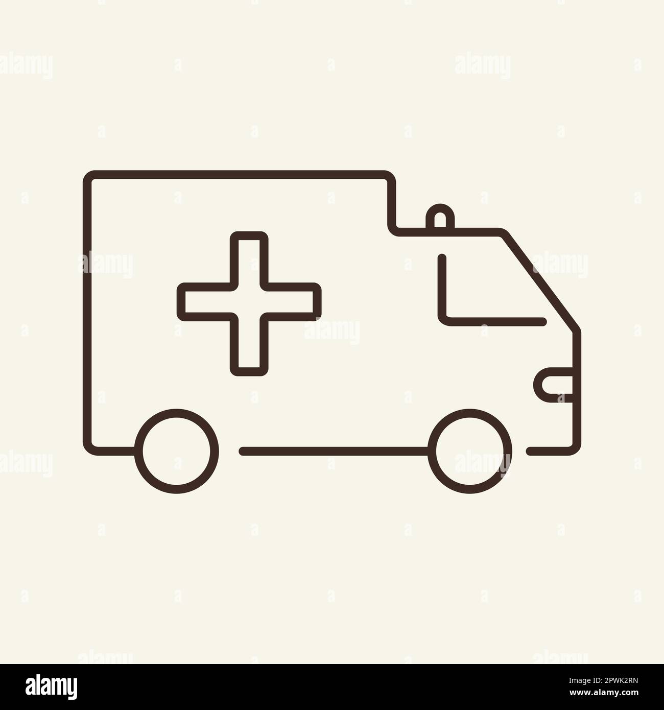 Ambulance service concept vehicle Stock Vector Images - Alamy