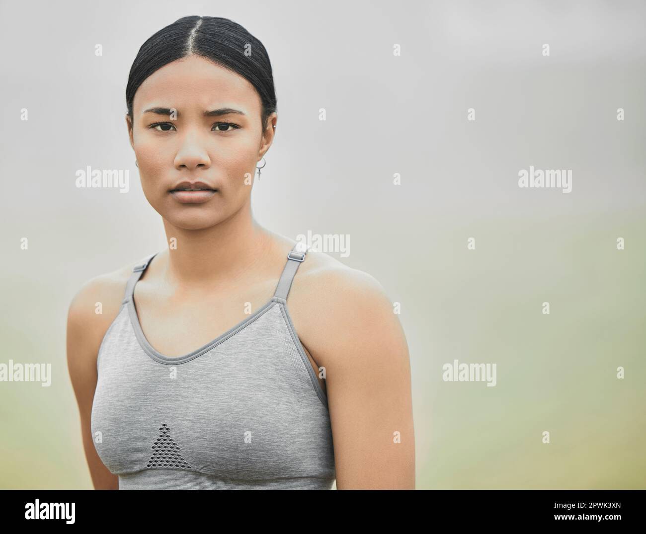 Its time to get serious about fitness. Cropped portrait of an ...