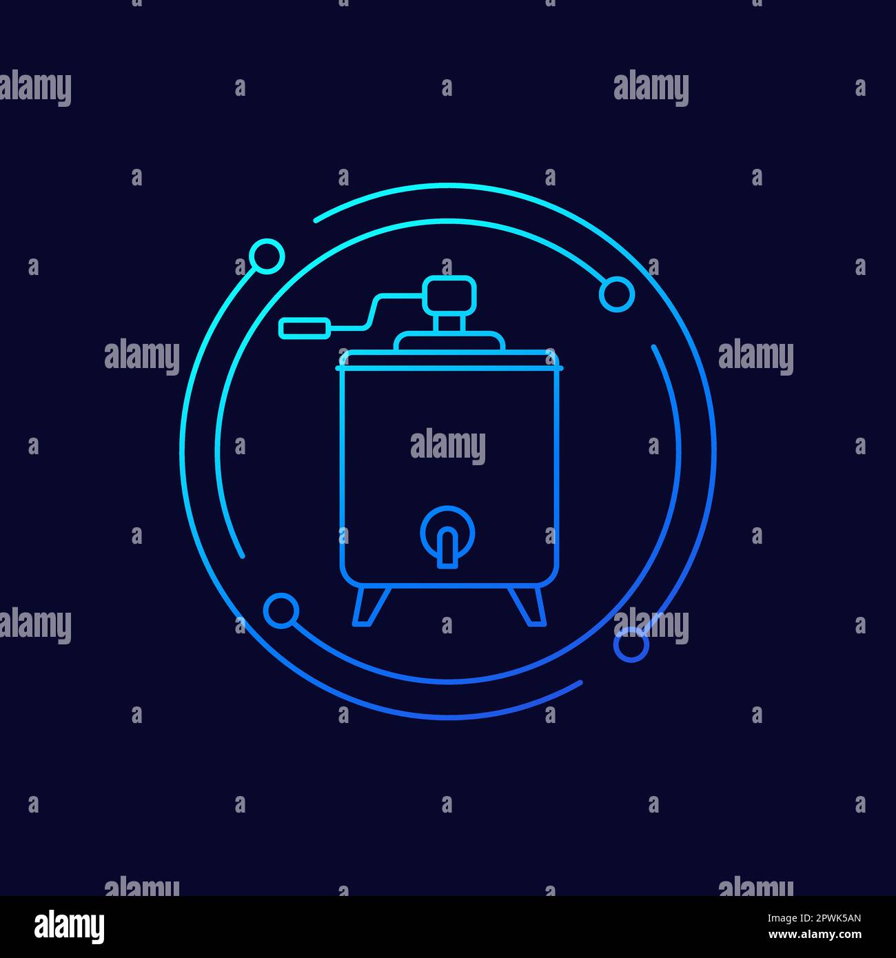 Honey extractor icon, linear design Stock Vector Image & Art - Alamy