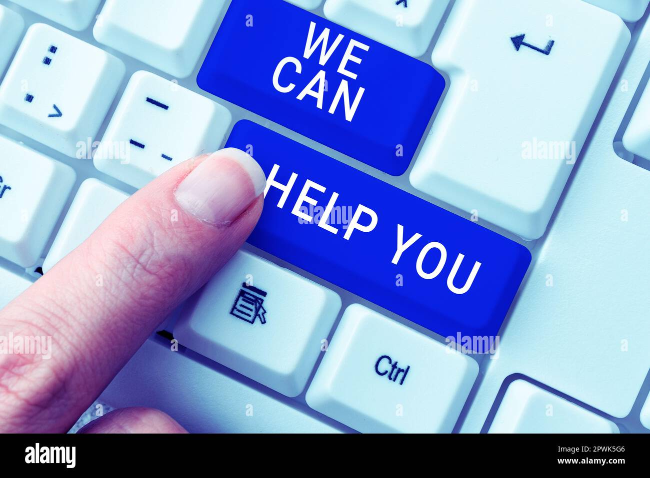 Conceptual display We Can Help You, Business idea Support Assistance ...