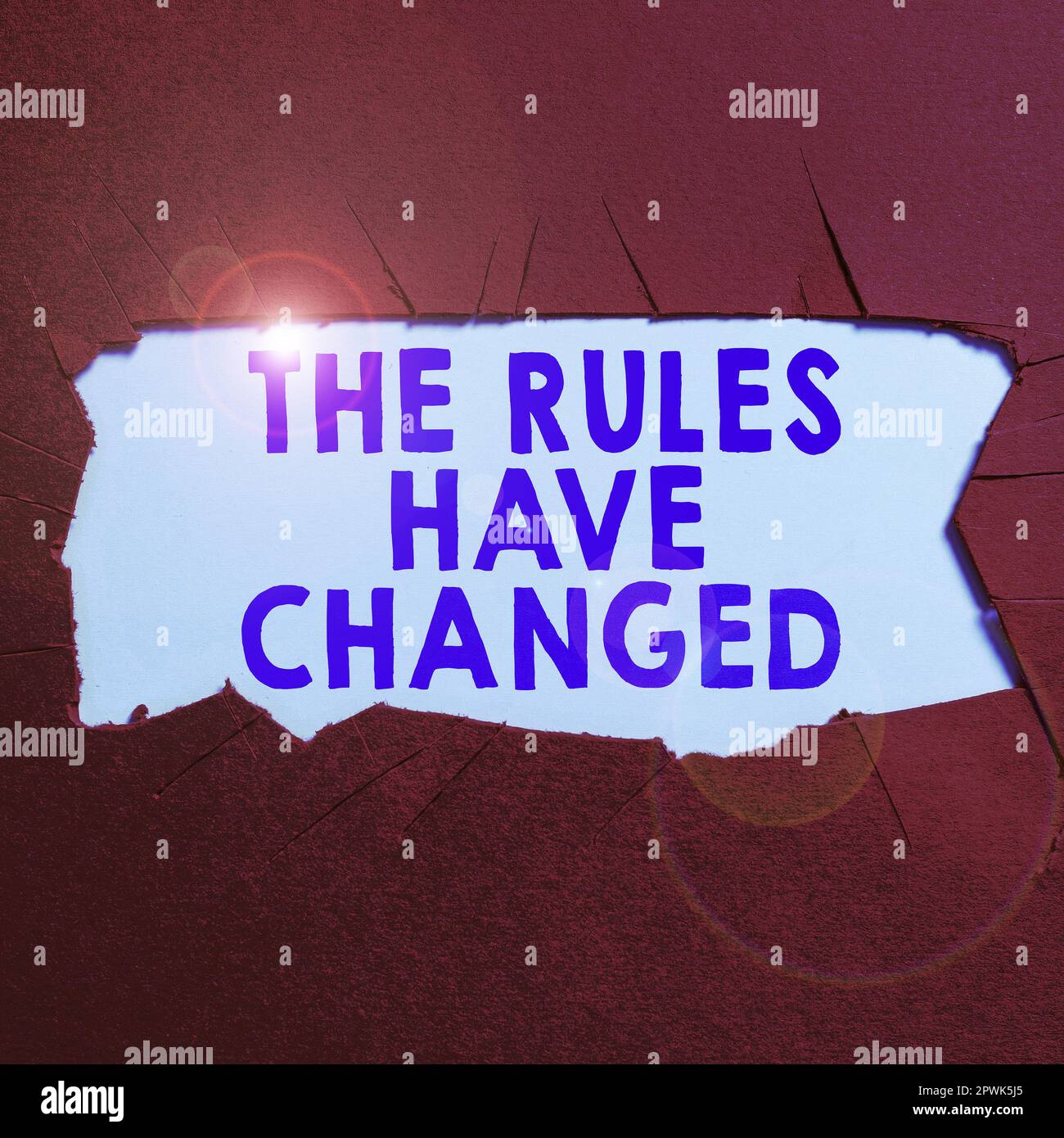 Conceptual caption The Rules Have Changed, Business idea the agreement ...