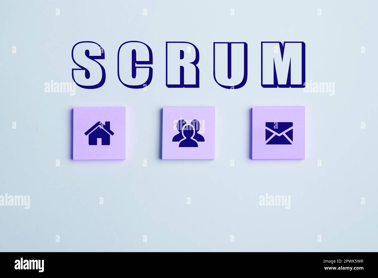 Handwriting Text Scrum Word Written On Handwriting As Distinct From Print Written Characters Of