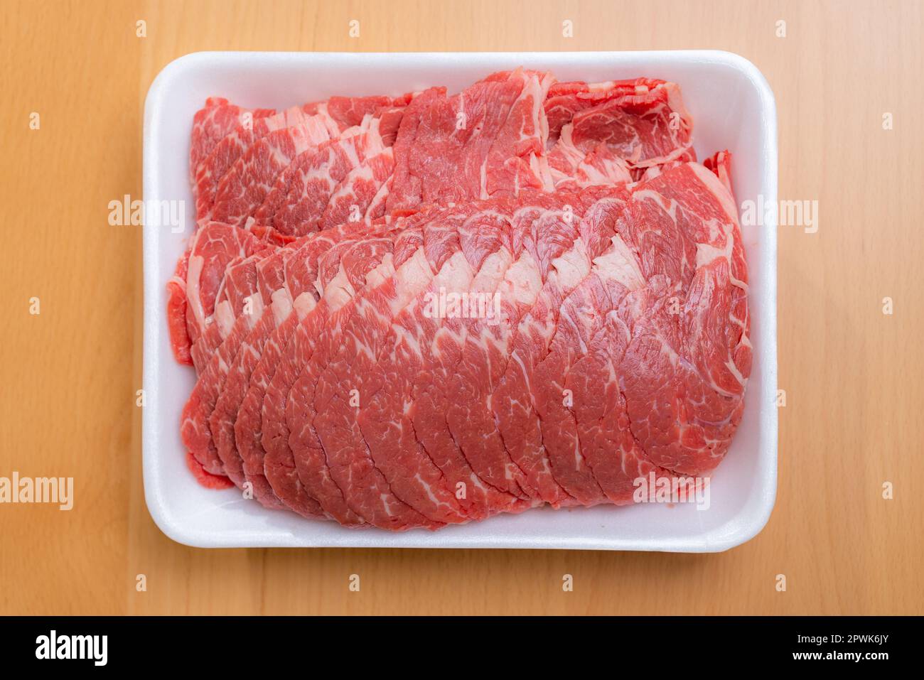 Pack of fresh raw beef meat Stock Photo - Alamy