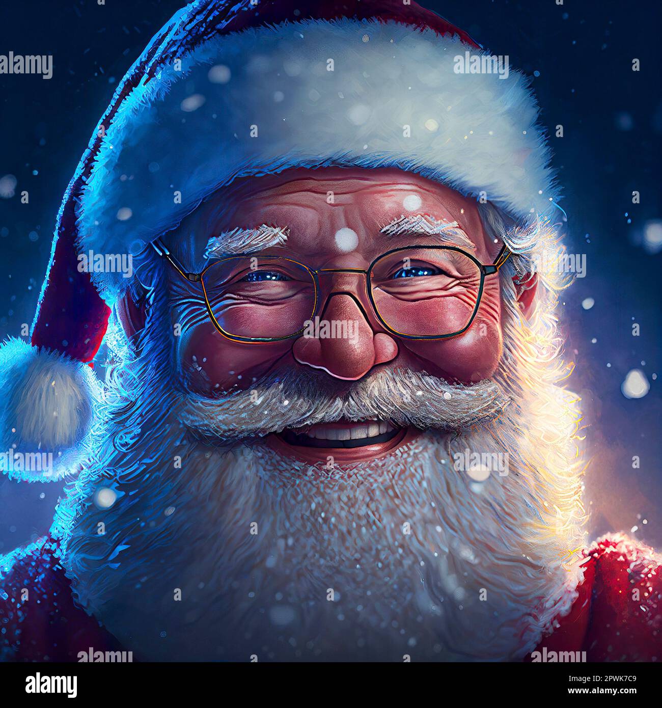 Happy smiling santa claus hi-res stock photography and images - Alamy