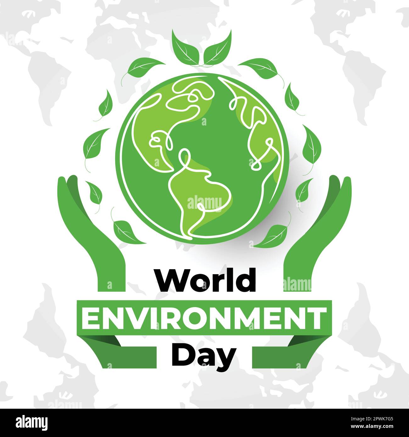 Protect the global environment and save the earth simply vector of ...