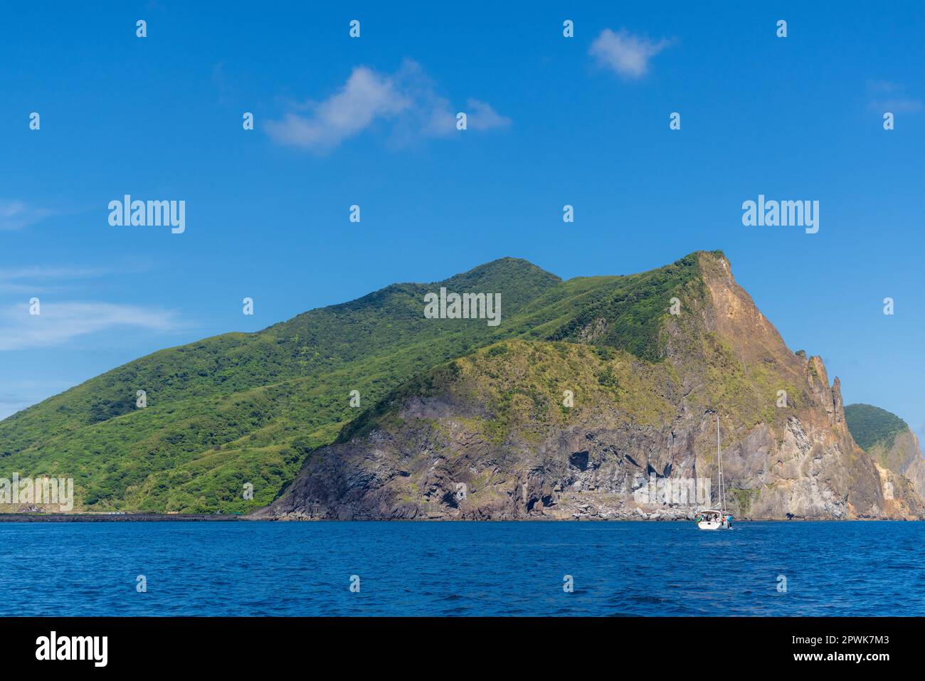 Guishan Island and milk sea in Yilan of Taiwan Stock Photo - Alamy