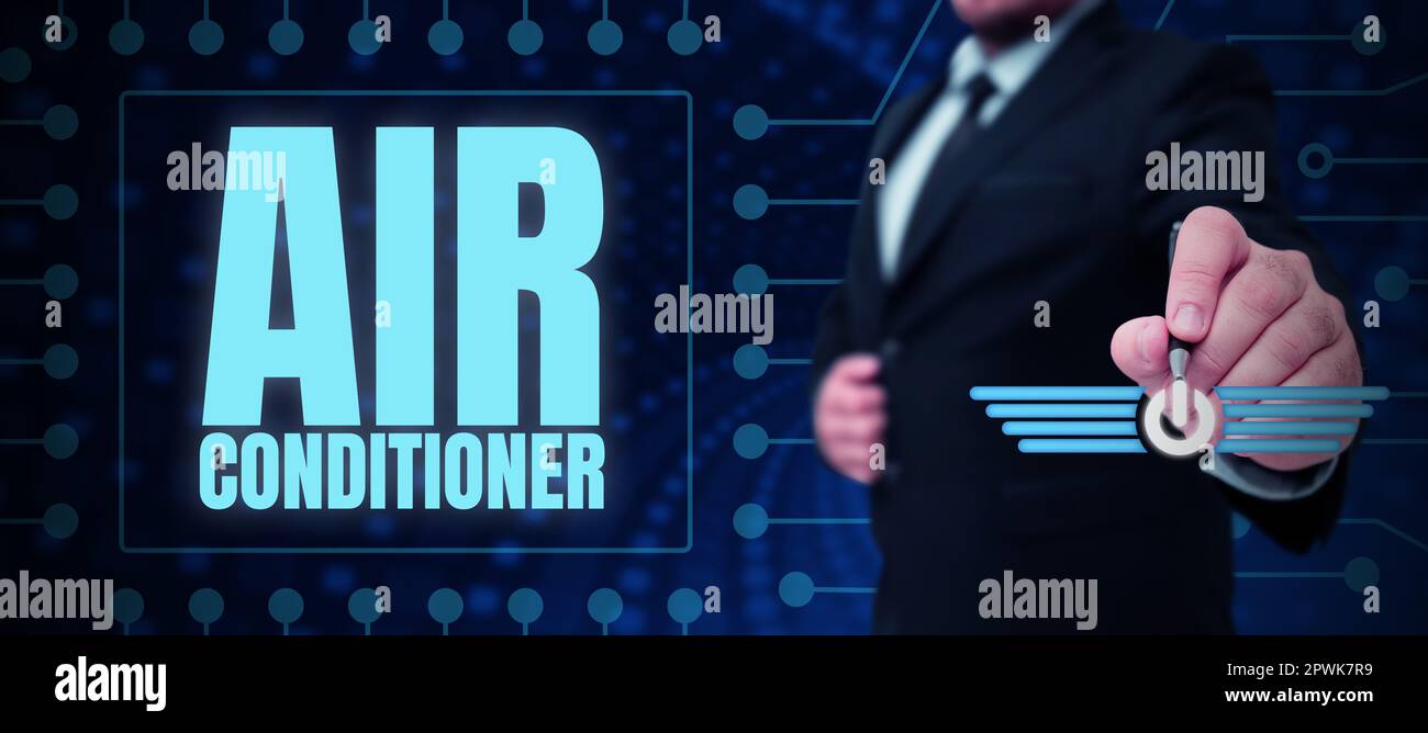 Sign displaying Air Conditioner, Business approach apparatus for ...