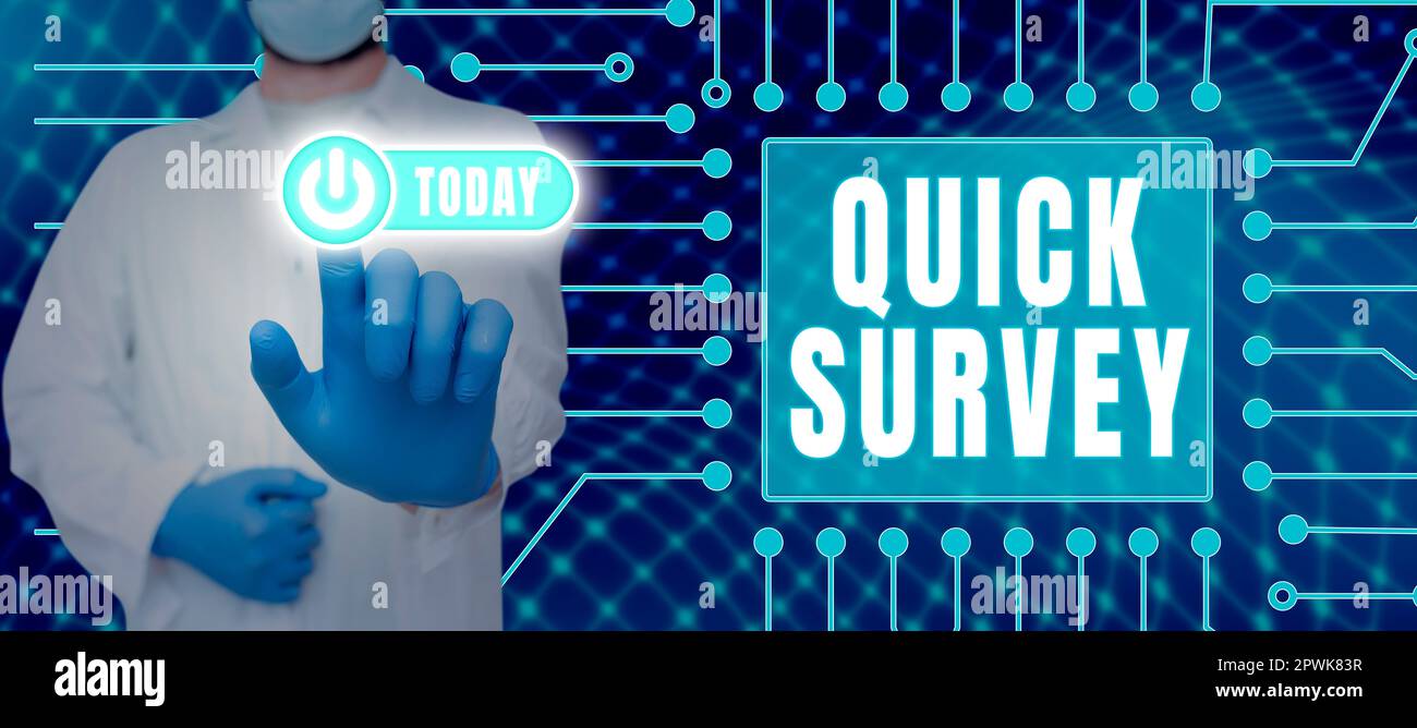 Handwriting Text Quick Survey Word Written On Conduct Fast Check On Condition Value Situation