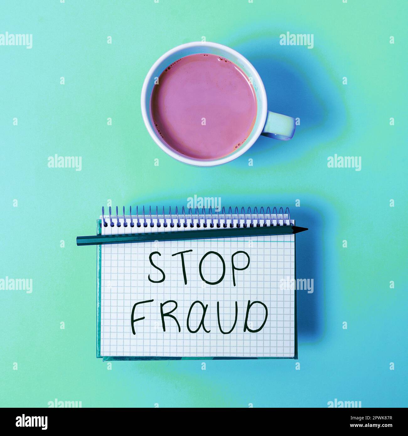 Handwriting text Stop Fraud, Business approach campaign advices people ...