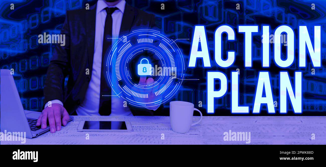 Conceptual display Action Plan, Conceptual photo list of things or ...