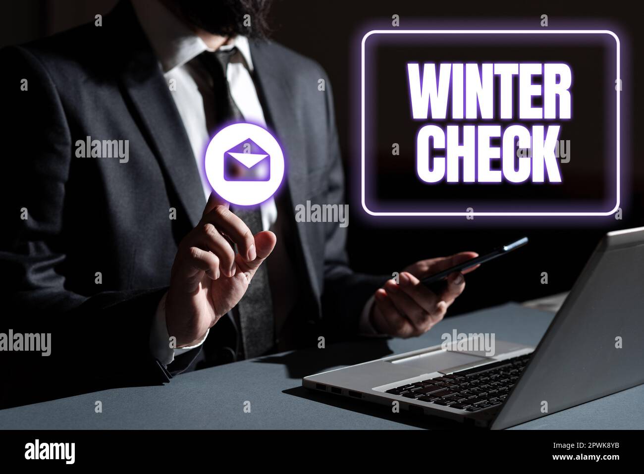 Hand writing sign Winter Check, Business approach Coldest Season ...