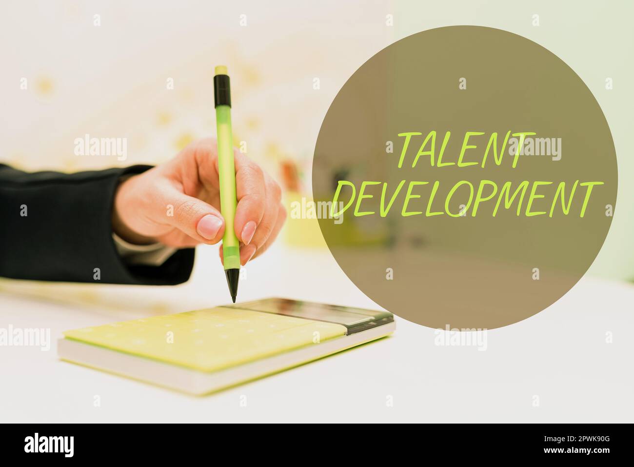 Hand writing sign Talent Development, Word Written on Building Skills ...