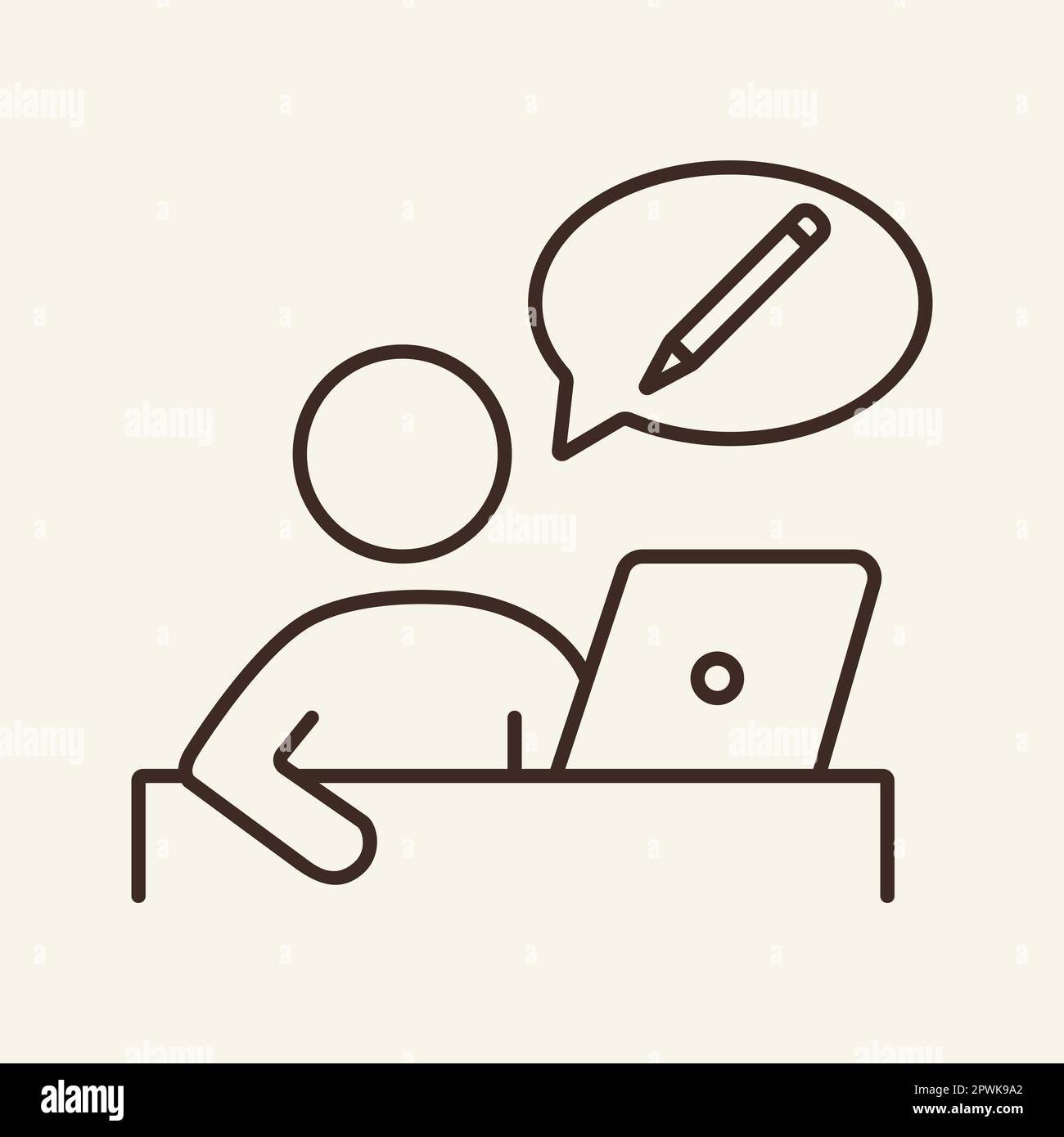 Marketing work line icon Stock Vector Image & Art - Alamy