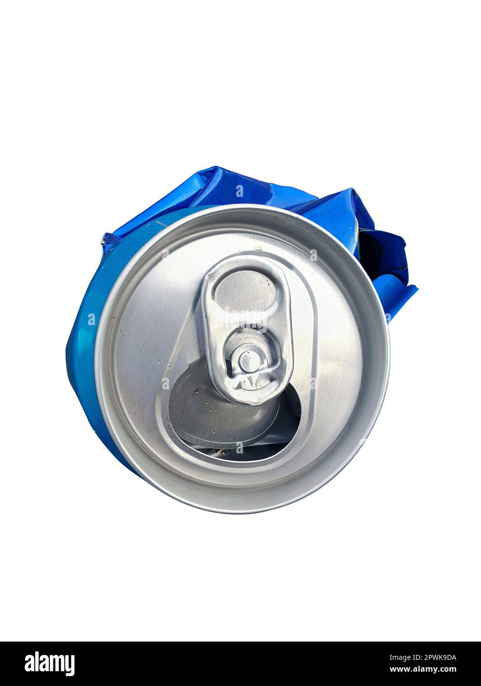 Compressed cans isolated on a white background Stock Photo - Alamy