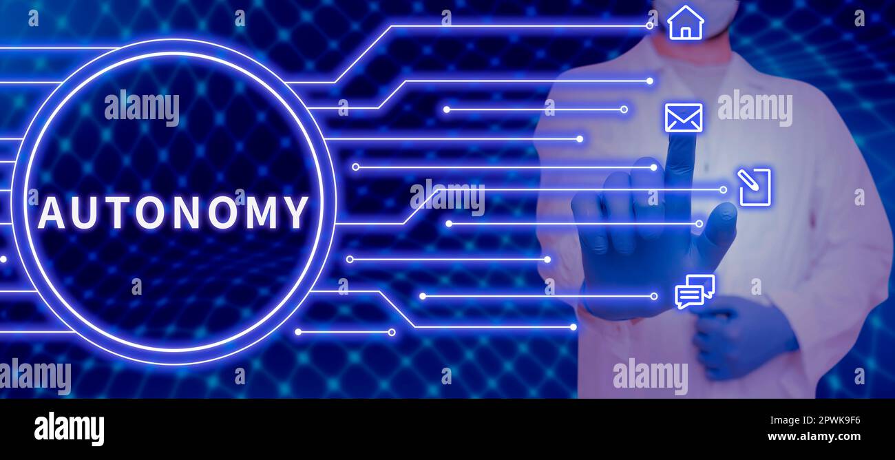 Inspiration Showing Sign Autonomy Concept Meaning Vehicle That Can Guide Itself Without Human