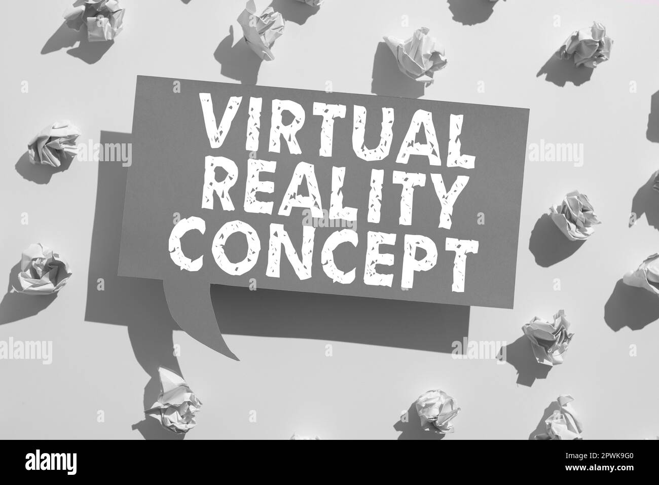 Text showing inspiration Virtual Reality Concept, Word for 3d ...