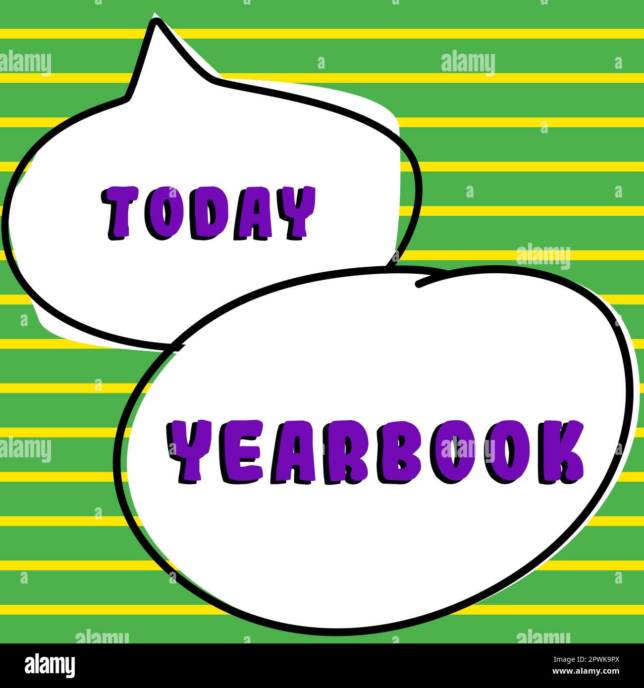 Text showing inspiration Yearbook, Word for publication compiled by ...
