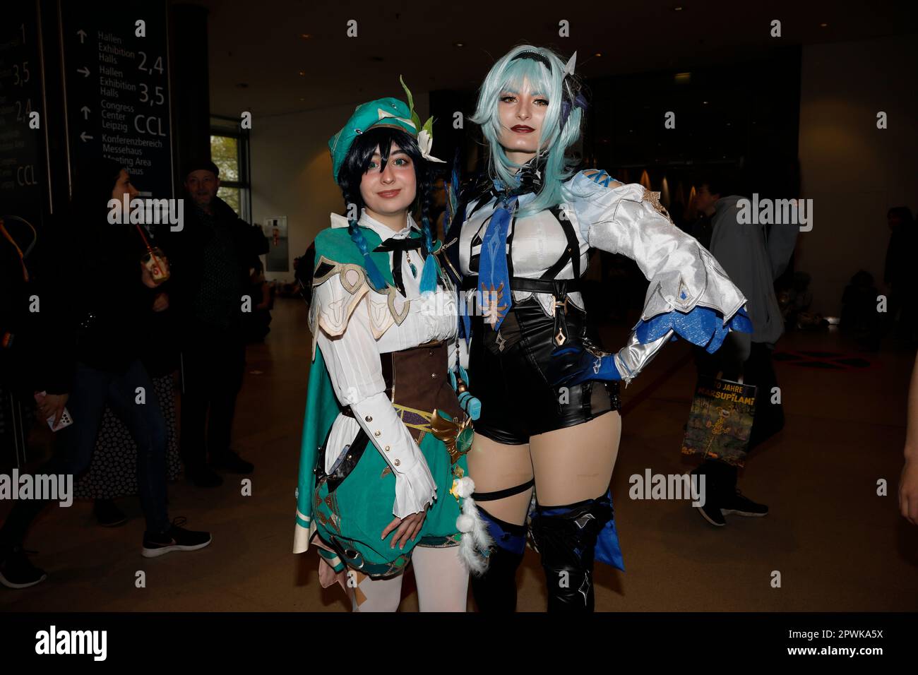 Cosplayer bei der Manga-Comic-Con auf der Leipziger Buchmesse 2023 ...