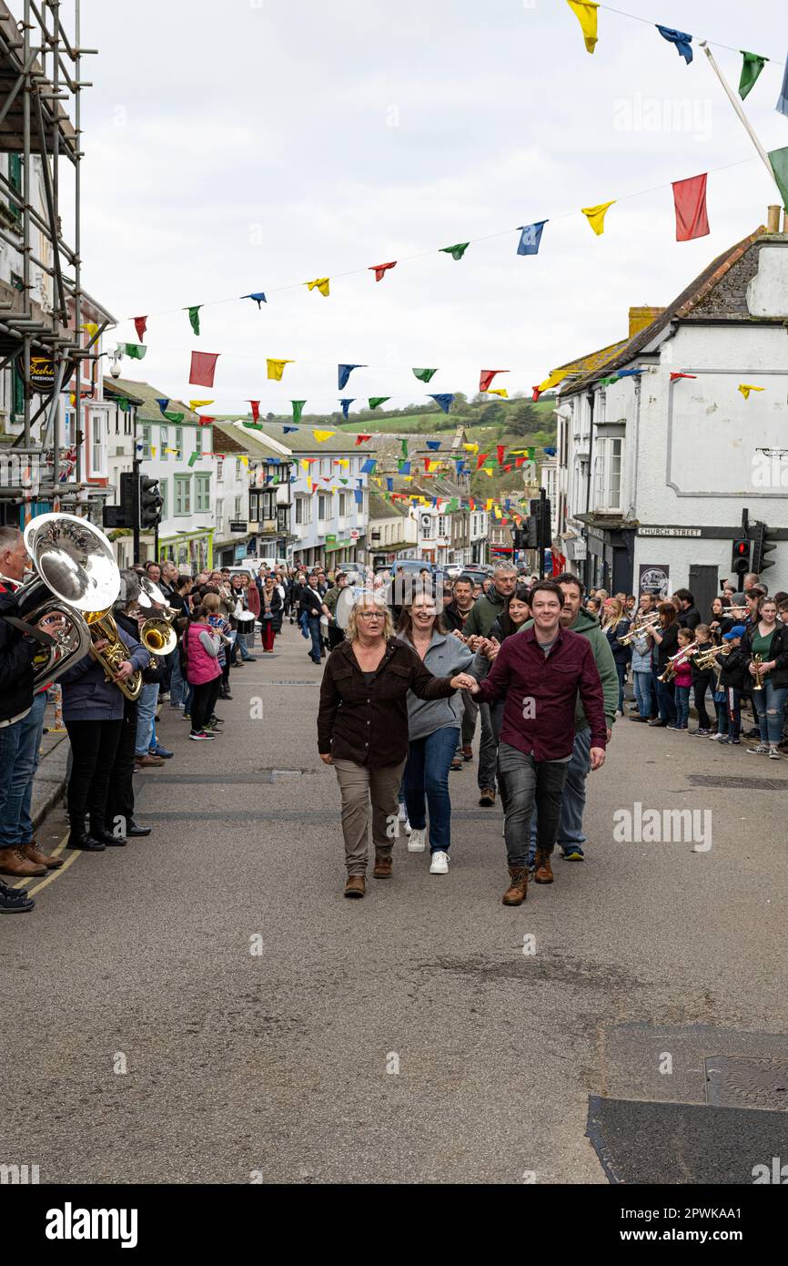 Helston railway boating lake hi-res stock photography and images - Alamy