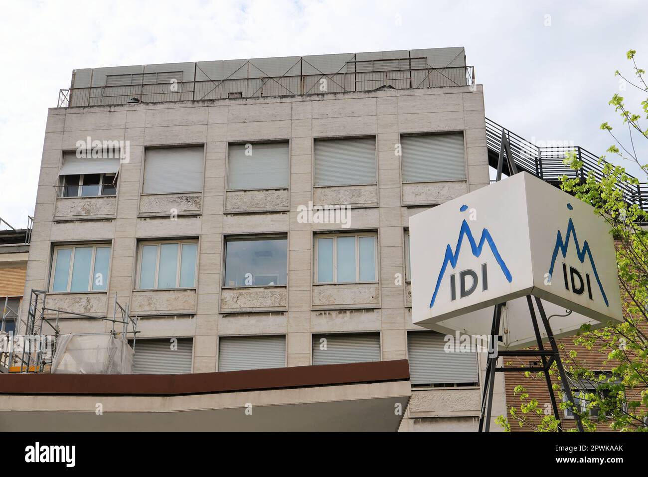 SIGN OF IDI. IT IS DERMAPATHIC INSTITUTE DELL'IMMACOLTA Stock Photo - Alamy