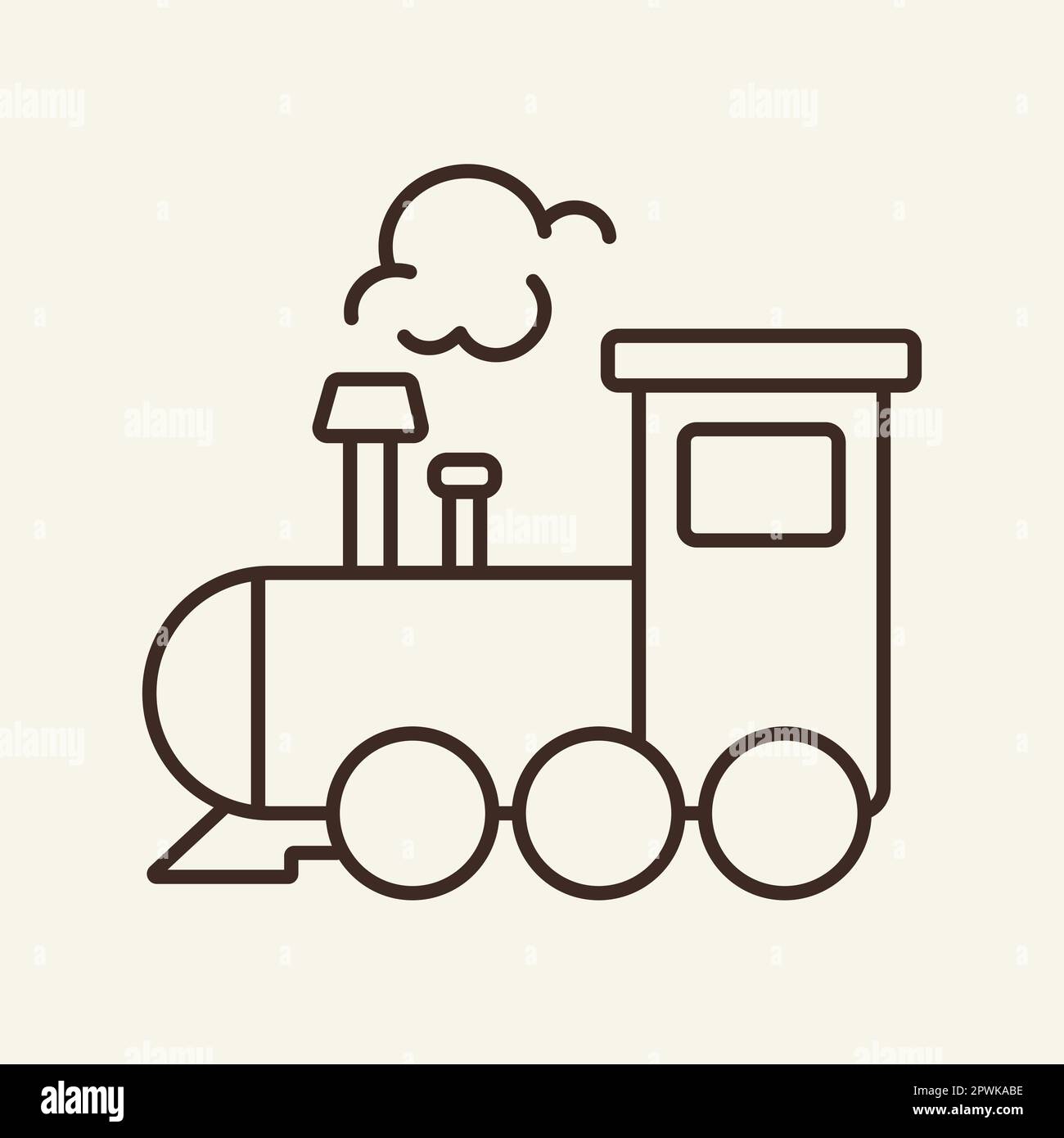 Locomotive line icon Stock Vector Image & Art - Alamy
